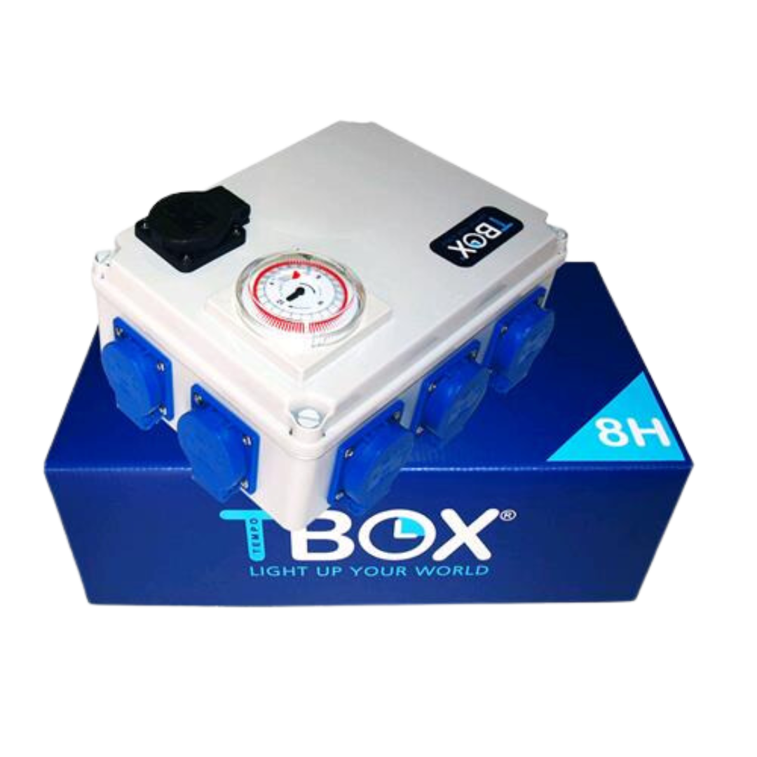 TBOX 8H - CONTROLLER TIMER BOX + VARME - Superseeds.dk